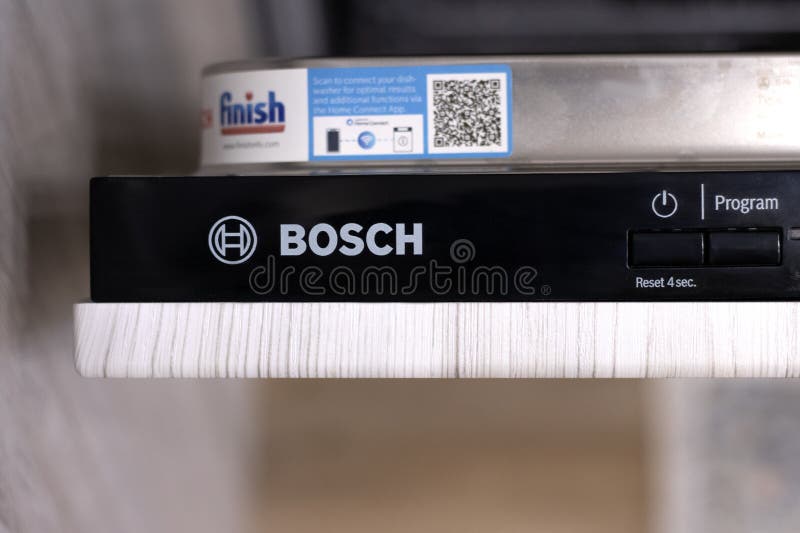 Bosch Built-in Dishwasher. Khmelnytskyi, Ukraine, January 10, 2025 ...