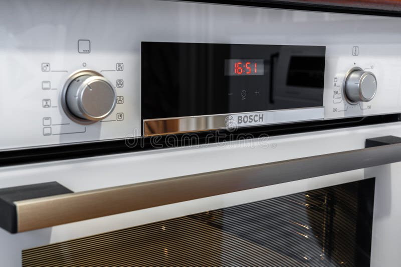 Bosch Electric Oven in the Kitchen. Cooking Editorial Photo - Image of ...