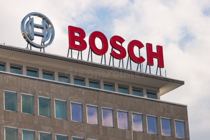 Bosch Fabrikschild in Wetzlar - Deutschland Redaktionelles Stockfoto ...