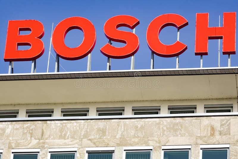 BOSCH Logo editorial image. Image of brand, bosch, editorial - 116572480