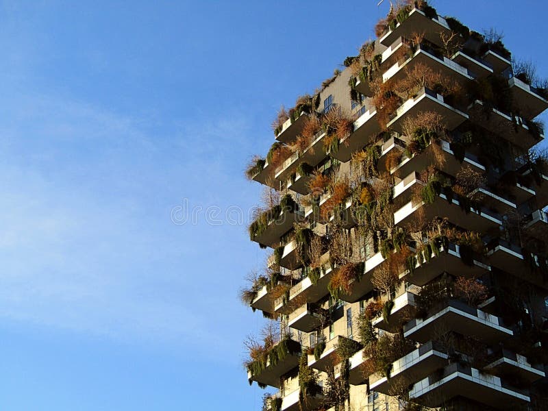 Bosco verticale milano editorial stock photo. Image of lifestyle ...