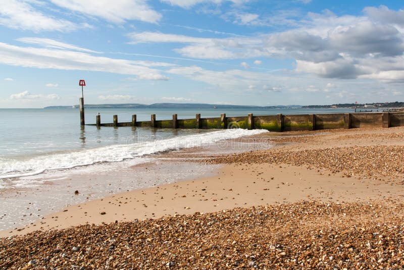Boscombe Beach Dorset stock photo. Image of west, outside - 33197312