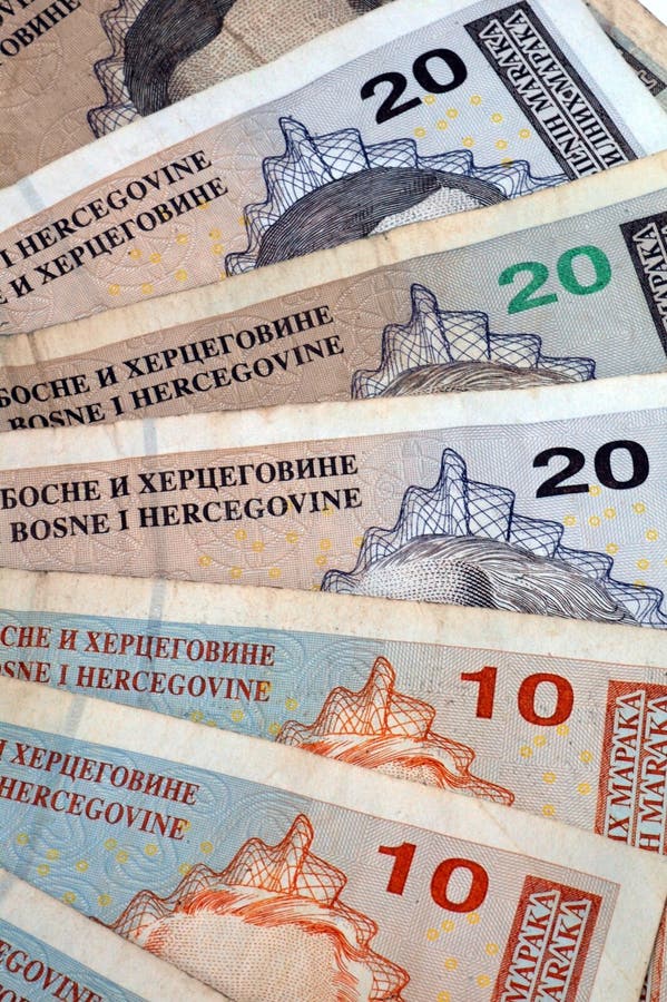 Bosnian convertible mark stock image. Image of cash, bosnian - 42728243