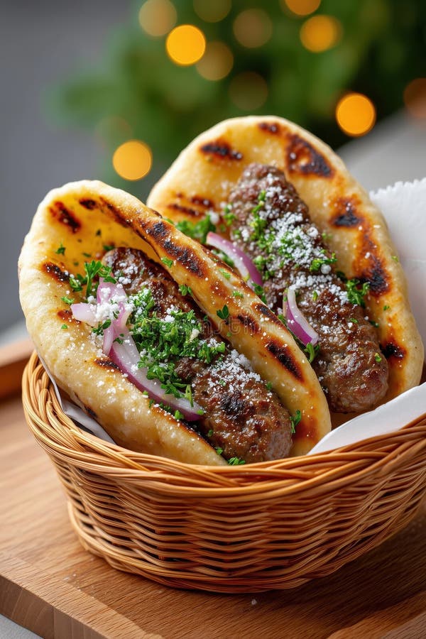 Bosnian food stock image. Image of cuisine, cevap, gourmet - 78562383