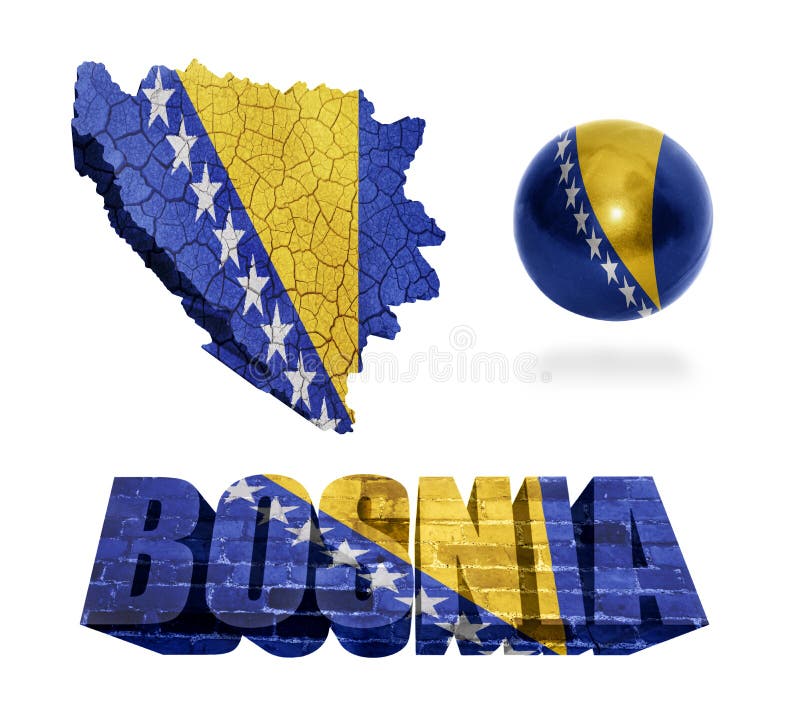 Bosnian Symbols stock illustration. Illustration of blur - 100410299