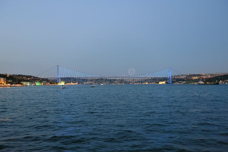 Bosphorus Bridge stock photo. Image of waterway, turkey - 13320164