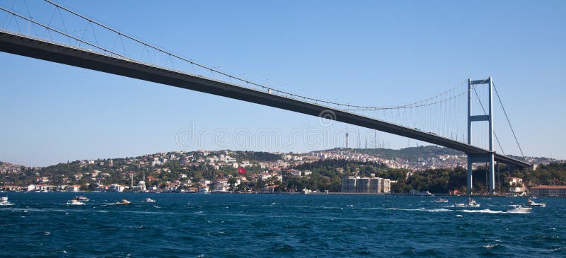 Bosphorus Bridge stock photo. Image of bosphorus, historic - 21240132