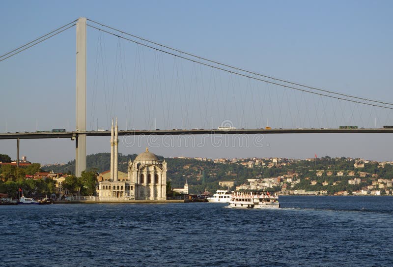 Bosphorus bridge stock image. Image of summer, bearing - 22728825