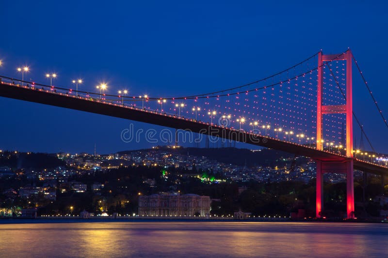 Bosphorus Bridge stock photo. Image of traffic, beautiful - 27746918