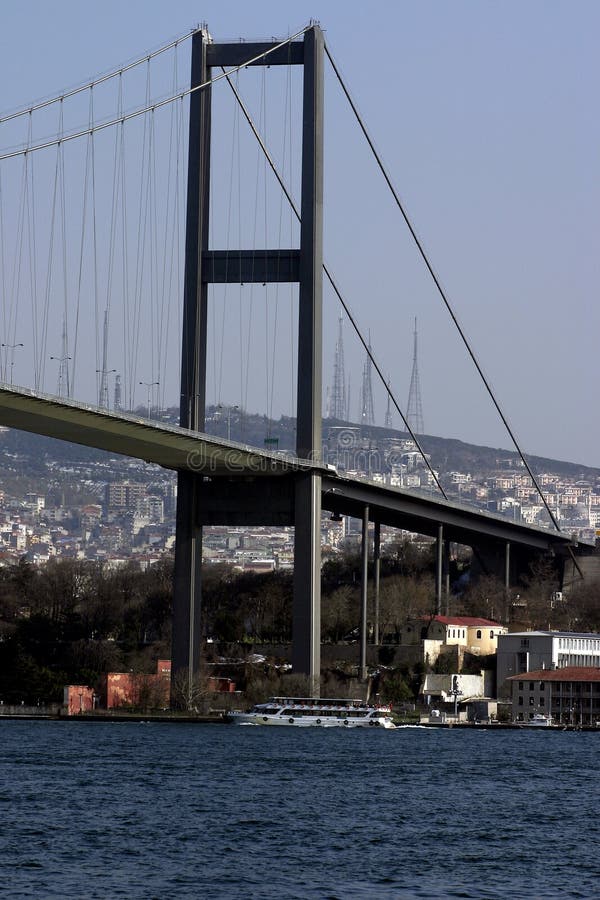 Bosphorus bridge stock photo. Image of architecture, hill - 751872