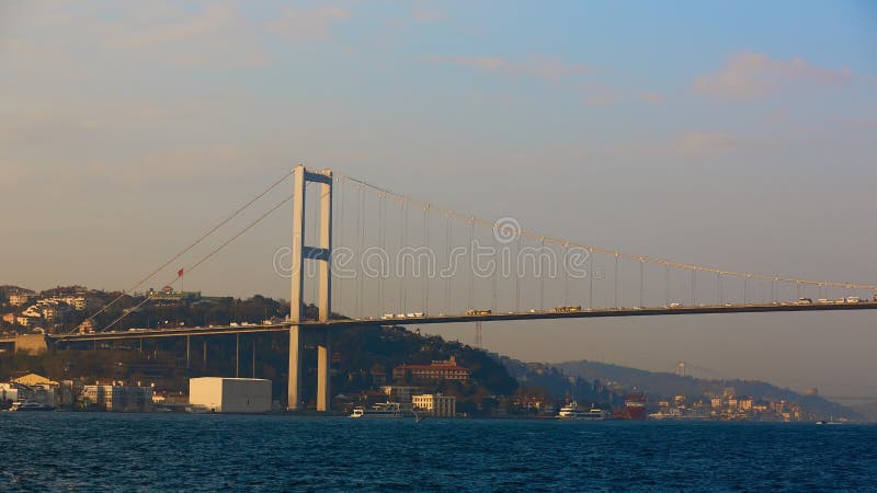 The Bosphorus Bridge Connecting Europe and Asia. Editorial Stock Photo ...