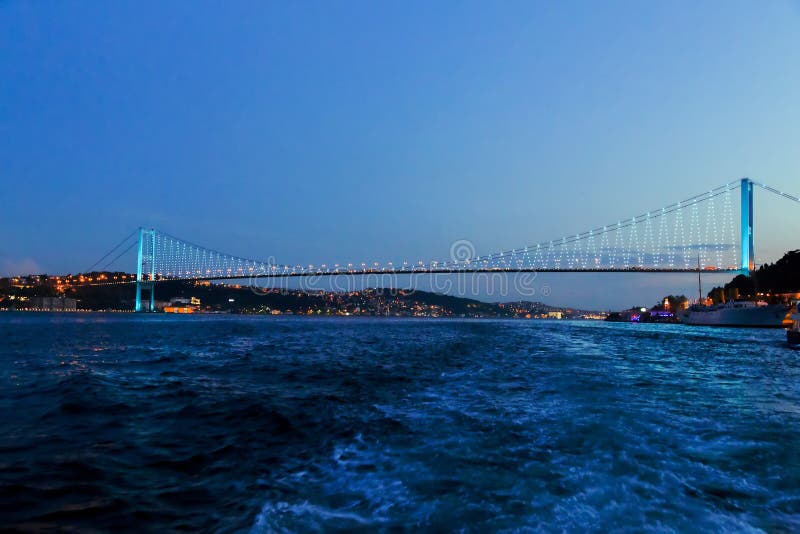 Bosphorus Bridge, Istanbul, Turkey Stock Photo - Image of bridge, maker ...