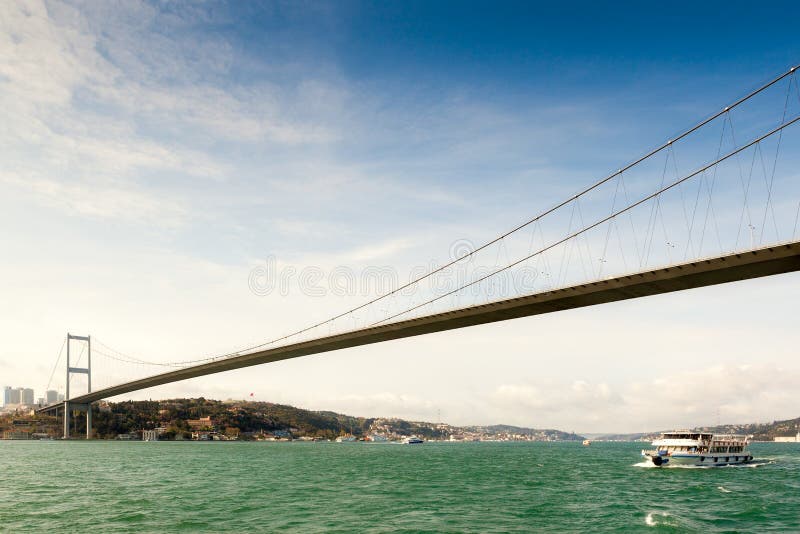 Bosphorus Bridge, Istanbul, Turkey Stock Photo - Image of architectural ...
