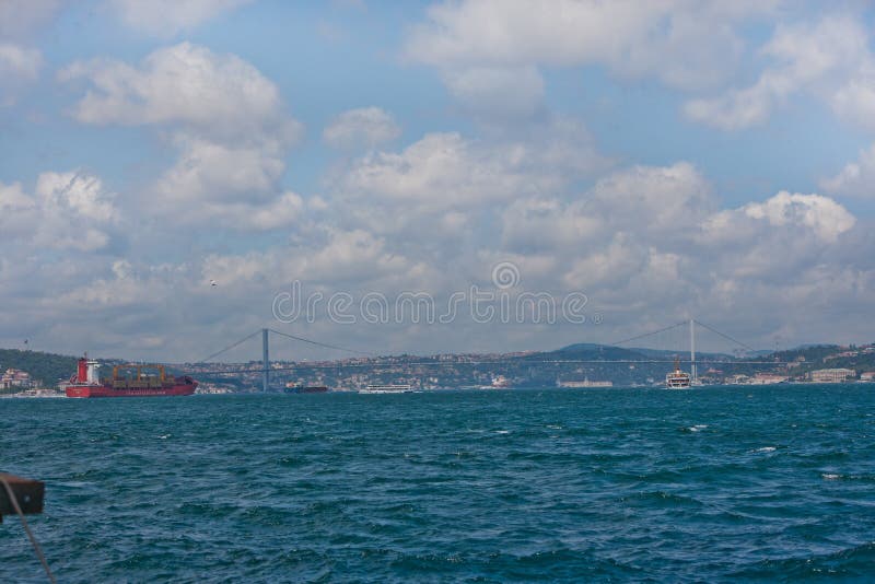 Bosphorus Bridge Over the Bosphorus Strait Editorial Stock Photo ...
