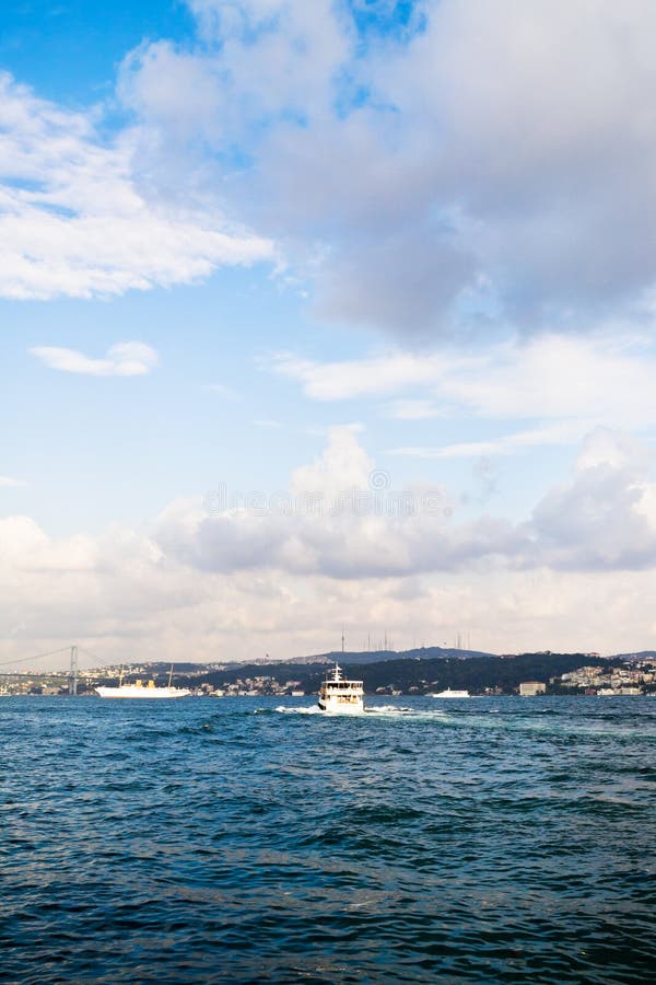 Bosphorus Channel Near Istanbul Stock Image - Image of bosphorus, shore ...