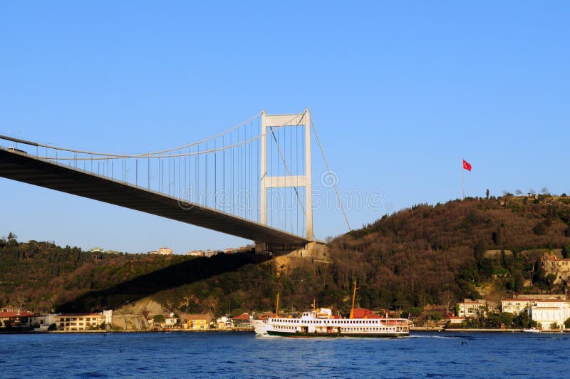 Bosphorus Ferry stock photo. Image of istanbul, suspension - 4423272