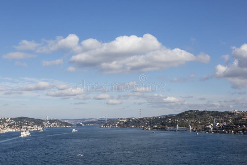 Bosphorus, Istanbul, Turquie Image stock - Image du passerelle ...