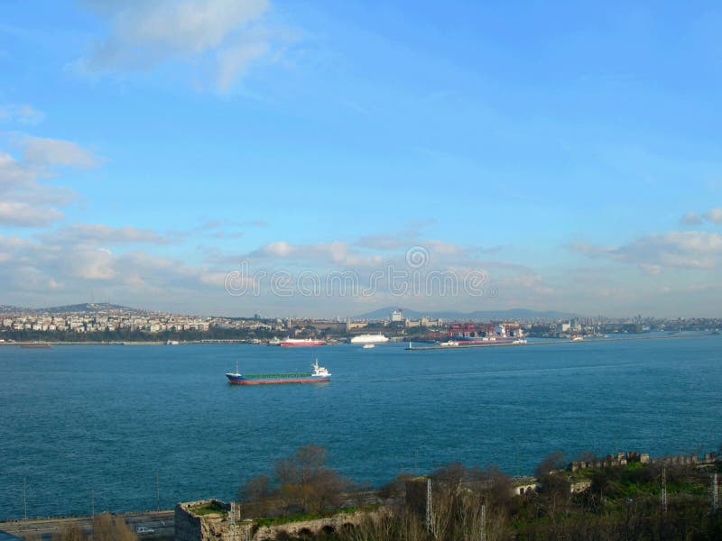 Bosphorus Strait, Istanbul, Turkey Stock Photo - Image of istanbul ...