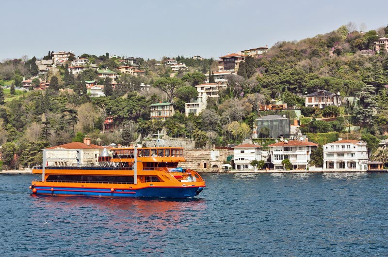 Bosphorus Strait, Turkey stock image. Image of strait - 30507479