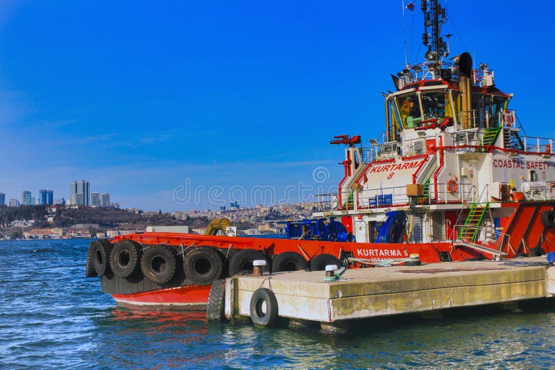 Bosphorus Tugboat Uskudar Istanbul Stock Photos - Free & Royalty-Free ...