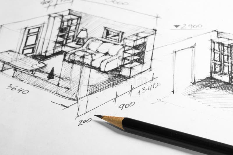 Bosquejo imagen de archivo. Imagen de macro, interior - 8479643