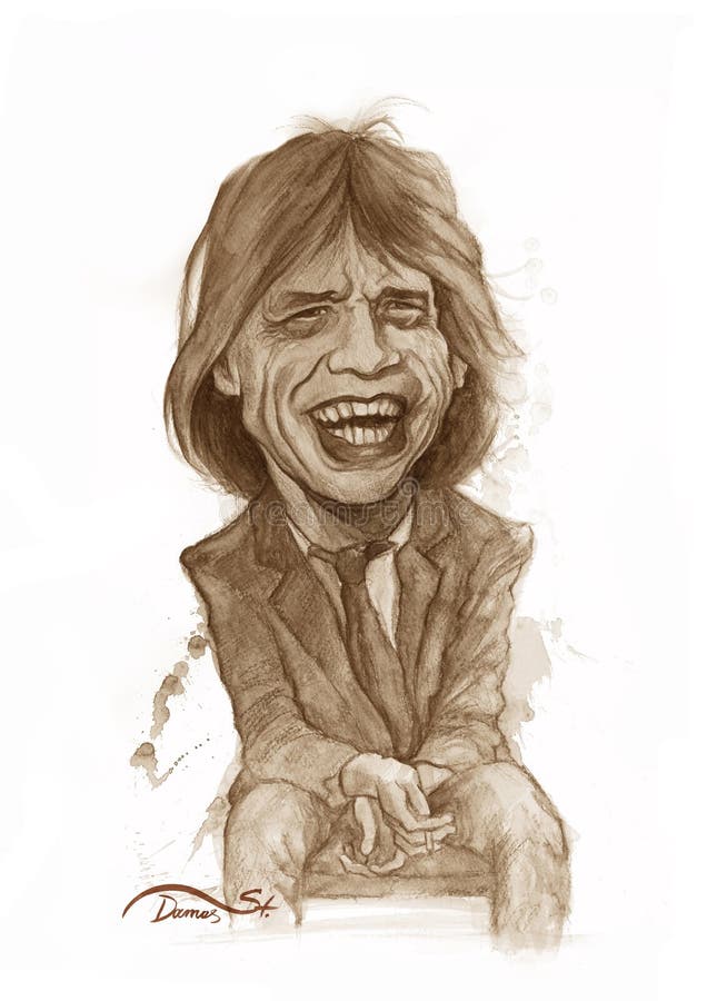 Vector De Mick Jagger Pop Art Portrait Imagen de archivo editorial ...