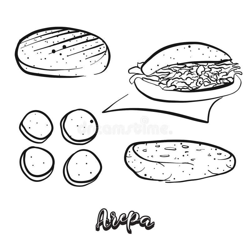 Arepa Ilustraciones Stock, Vectores, Y Clipart – (5,271 Ilustraciones ...