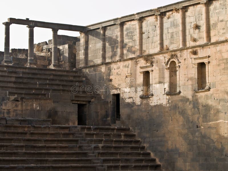 Bosra-Syria stock image. Image of arabia, roman, asia - 5343385