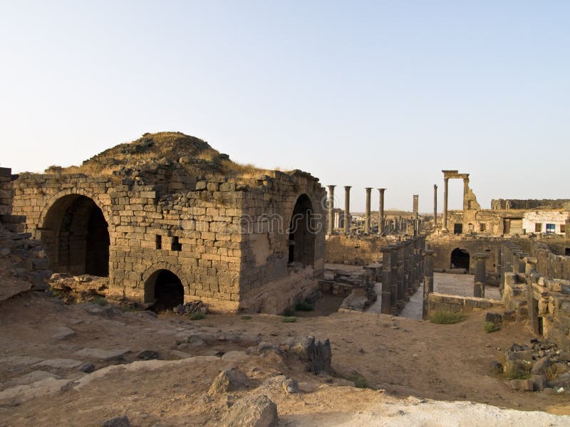 Bosra-Syria stock image. Image of corinthian, history - 5343589