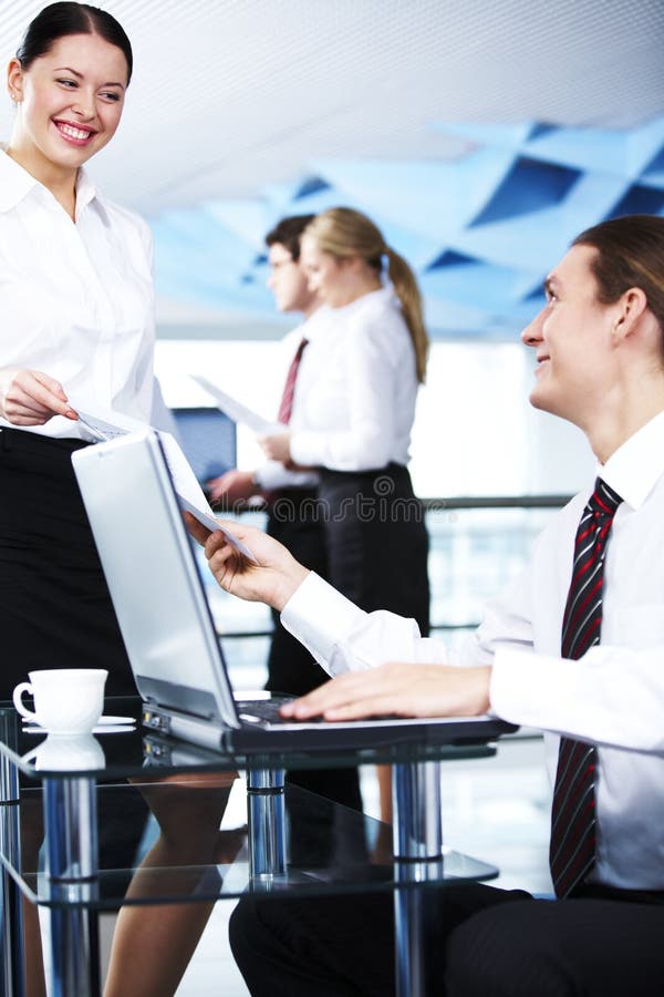 Boss at work stock photo. Image of adult, caucasian, employment - 33382818