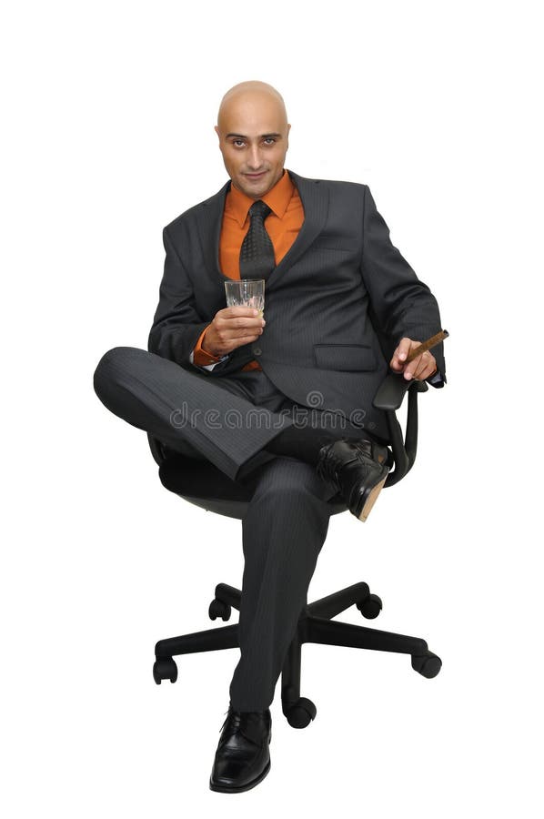 The boss stock image. Image of carefree, mature, business - 13938441