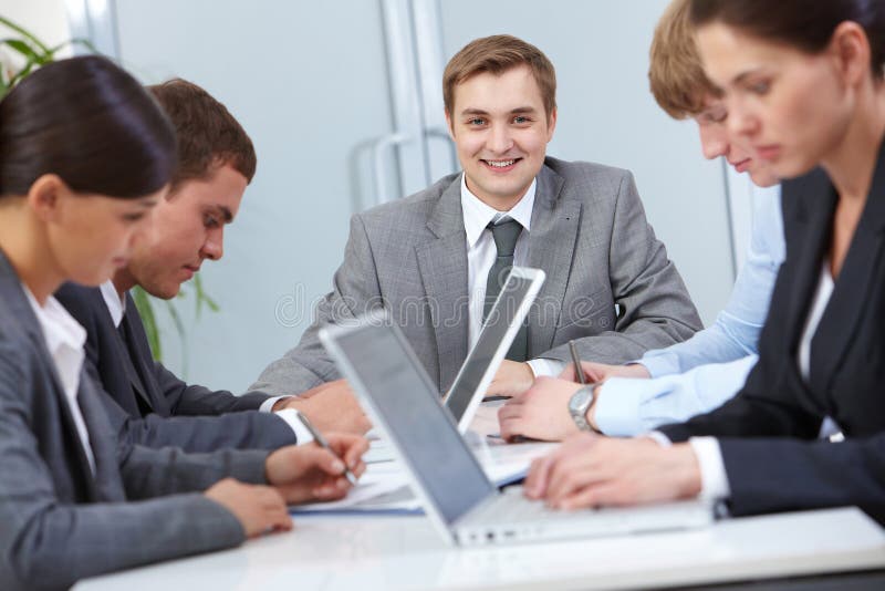 Boss stock image. Image of business, happy, boss, employer - 19697755