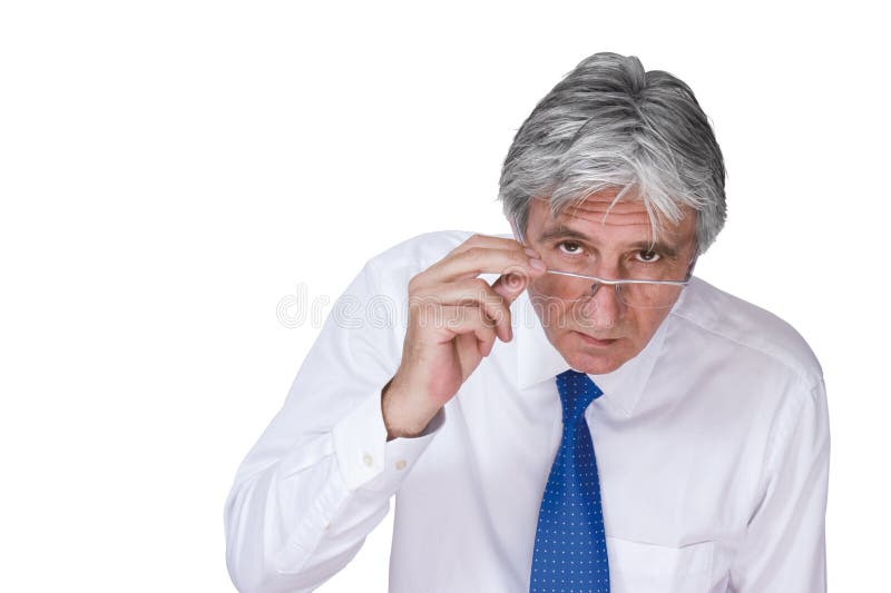 Haughty boss. stock photo. Image of attitude, angry, irritation - 16306414