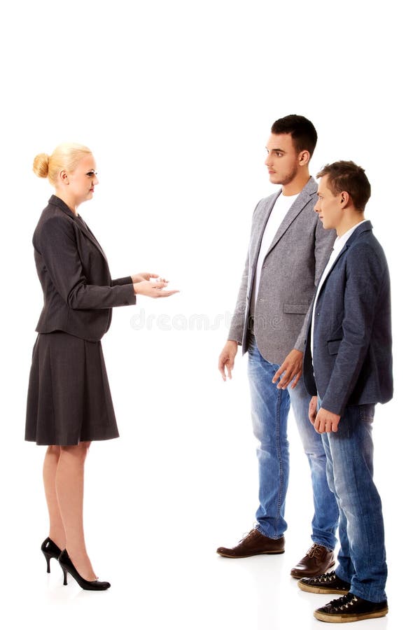 Boss Businesswoman Screaming at Her Employees Stock Image - Image of ... Boss Businesswoman Screaming at Her Employees Stock Image - Image of ...