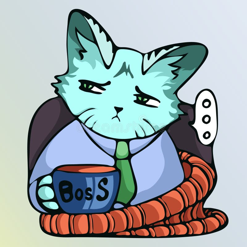 Cat Boss Stock Illustrations – 375 Cat Boss Stock Illustrations ...