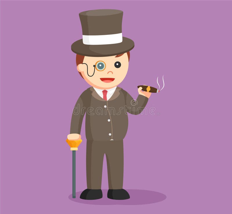 Boss Character Profession Design Vector Stock Vector - Illustration of ...