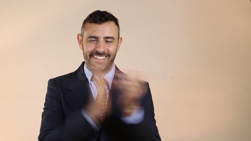 Boss Clap Hands Showing Satisfaction Stock Footage - Video of focus ...