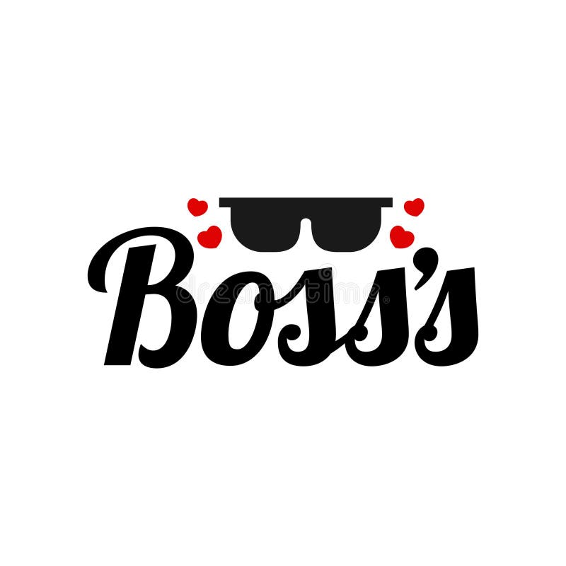 Boss Day Element Vector Design Stock Vector - Illustration of greeting ...