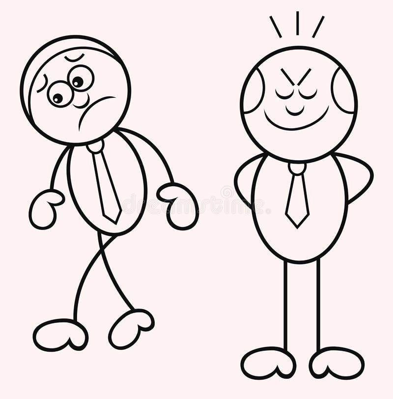 Boss and Employee stock vector. Illustration of design - 33867636