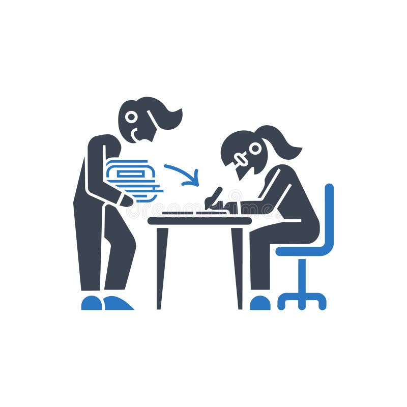 Boss Giving Trophy To His Male Employee Stock Vector - Illustration of ...