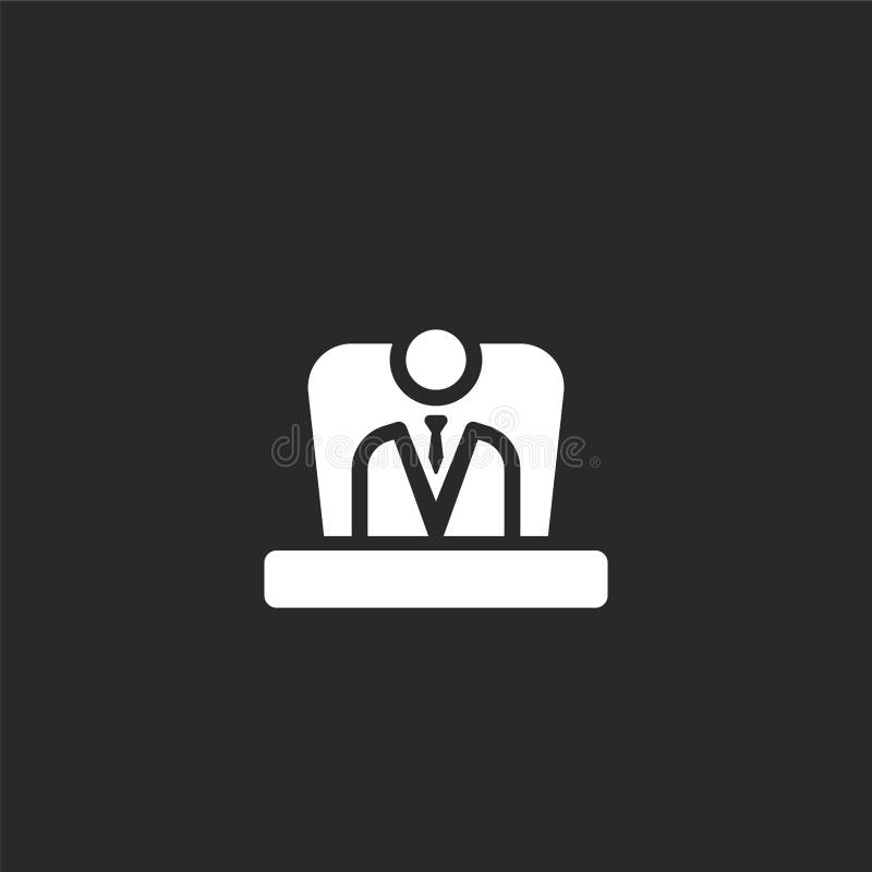 Boss Icon. Filled Boss Icon for Website Design and Mobile, App ...