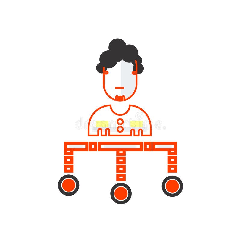 Boss Icon Vector Sign and Symbol Isolated on White Background, B Stock ...