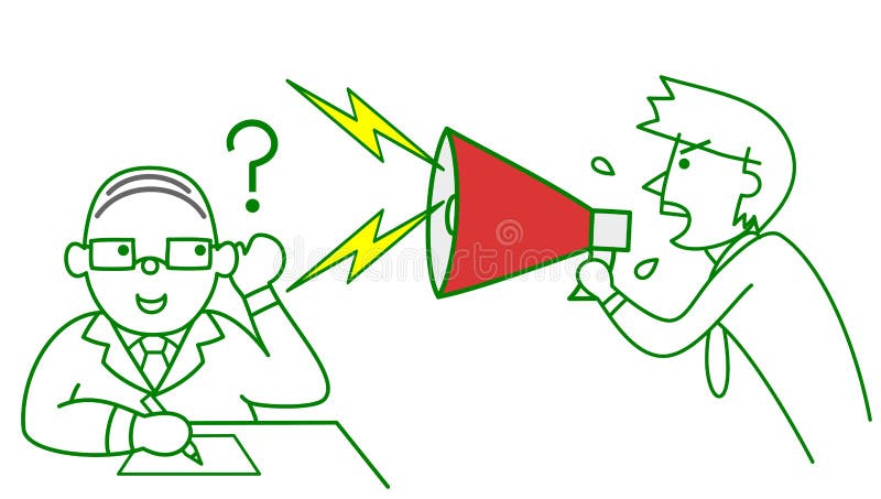 Boss Ignoring the Subordinates Complain Stock Vector - Illustration of ...