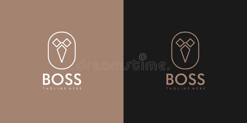 Boss Logo Template Design stock illustration. Illustration of business ...