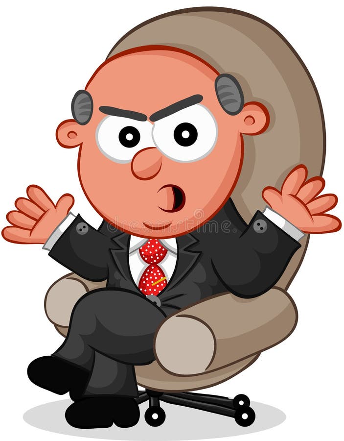 Bossy Person Cartoon