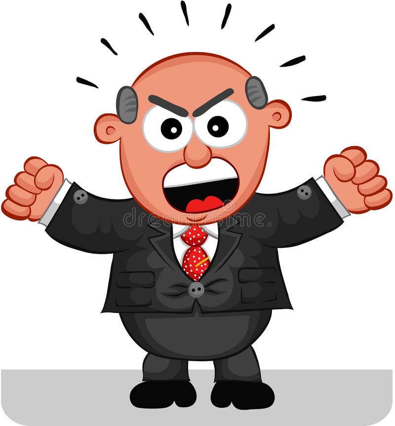 Boss Man Shouting stock vector. Illustration of angry - 32225266 Boss Man Shouting stock vector. Illustration of angry - 32225266