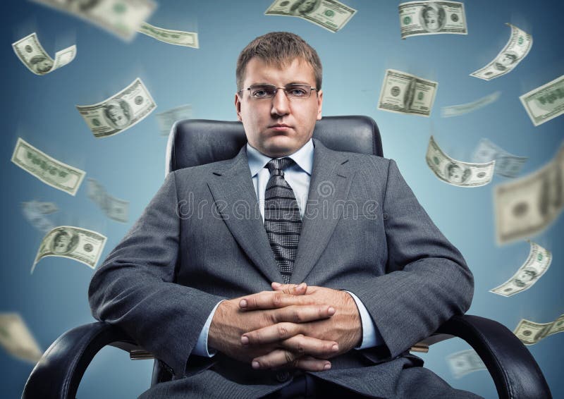 Boss with money stock image. Image of hands, boss, keyboard - 38546777
