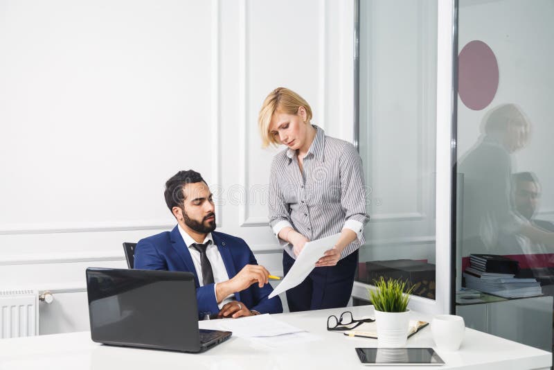 In the Boss Office stock photo. Image of bookkeeper - 115153872