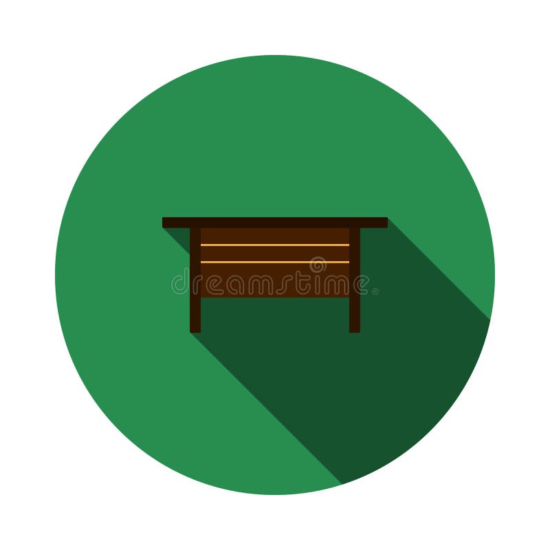 Boss Office Table Icon stock vector. Illustration of vector - 242535382