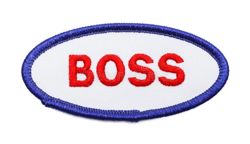 Boss Patch stock image. Image of blue, human, identity - 92477181